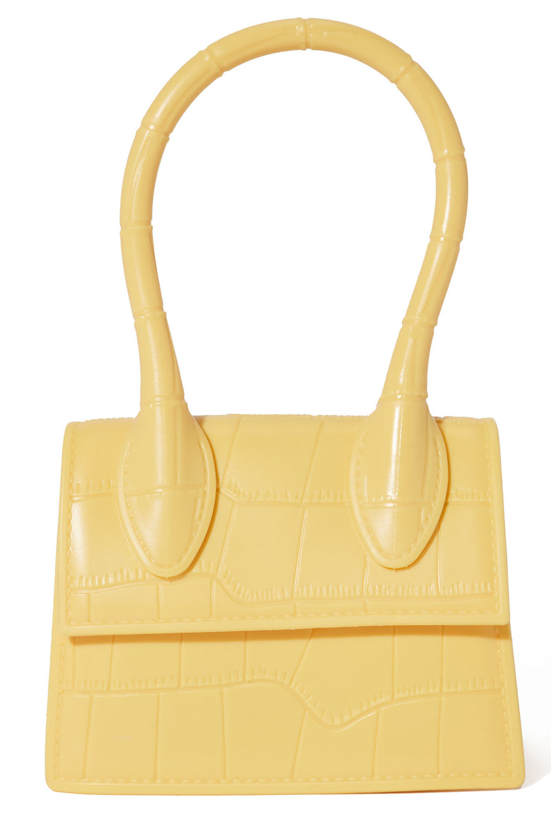Mini So Chic Crossbody Bag - Yellow | Fashion Nova, Girls Handbags ...