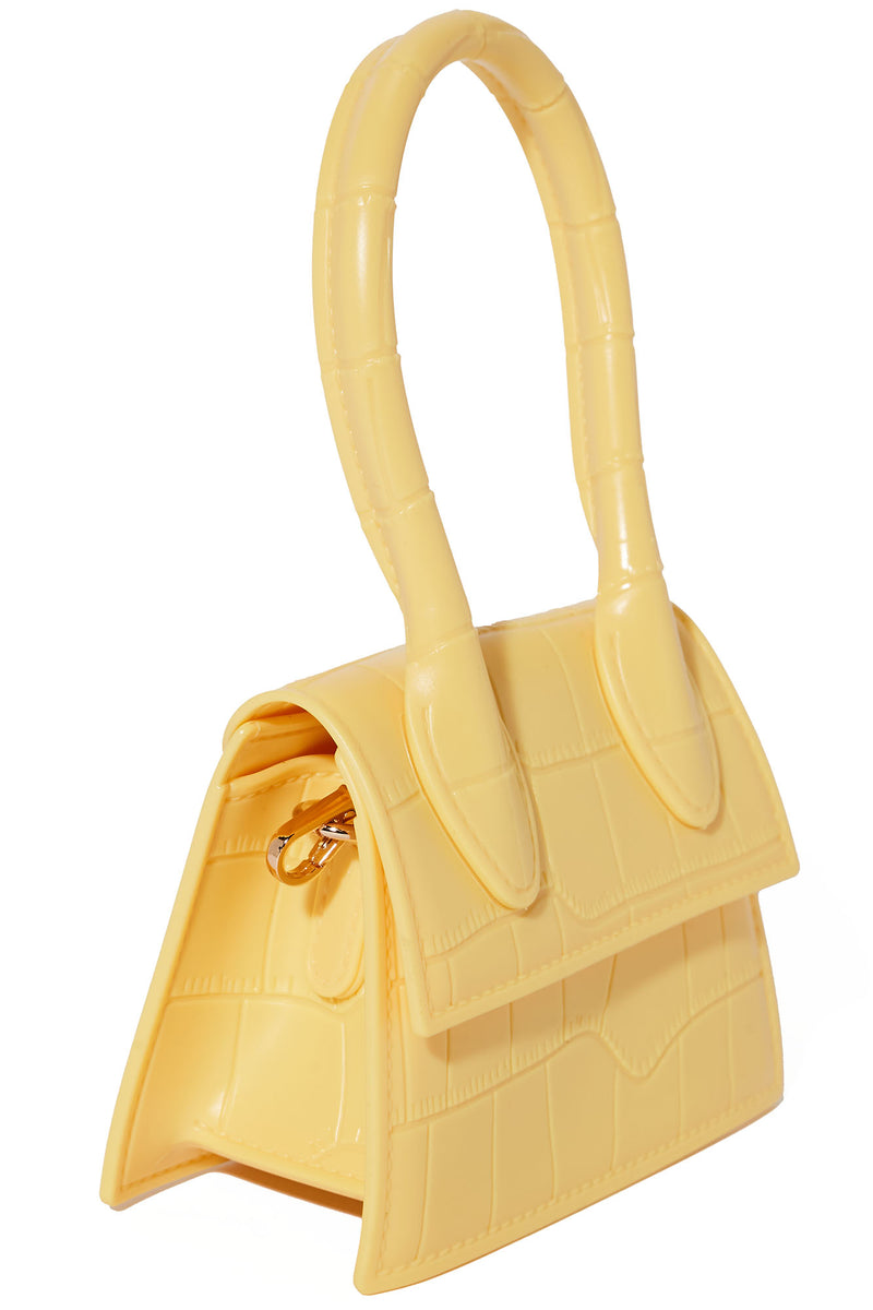 Mini So Chic Crossbody Bag - Yellow | Fashion Nova, Girls Handbags ...