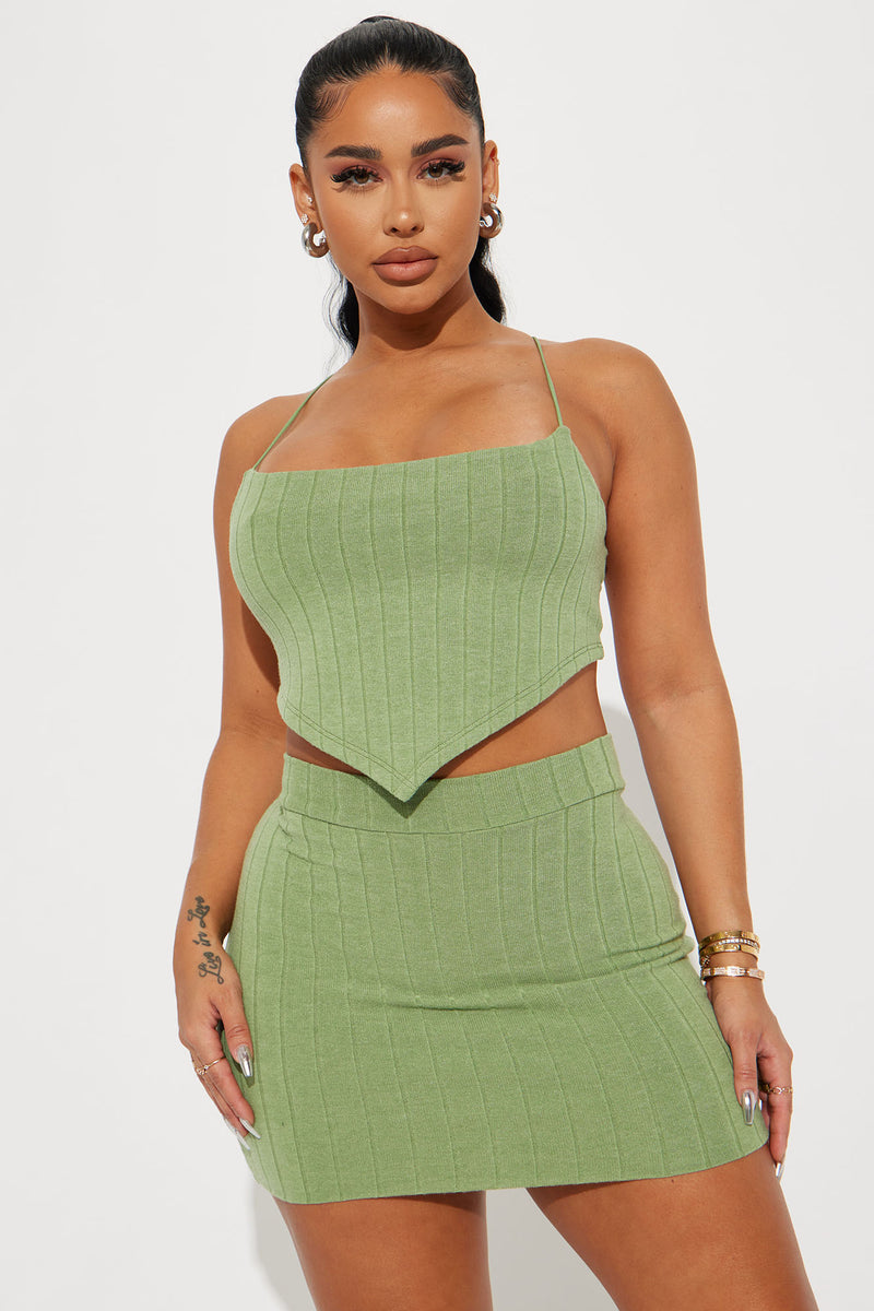 Call It Out Skirt Set - Green | Fashion Nova, Matching Sets | Fashion Nova
