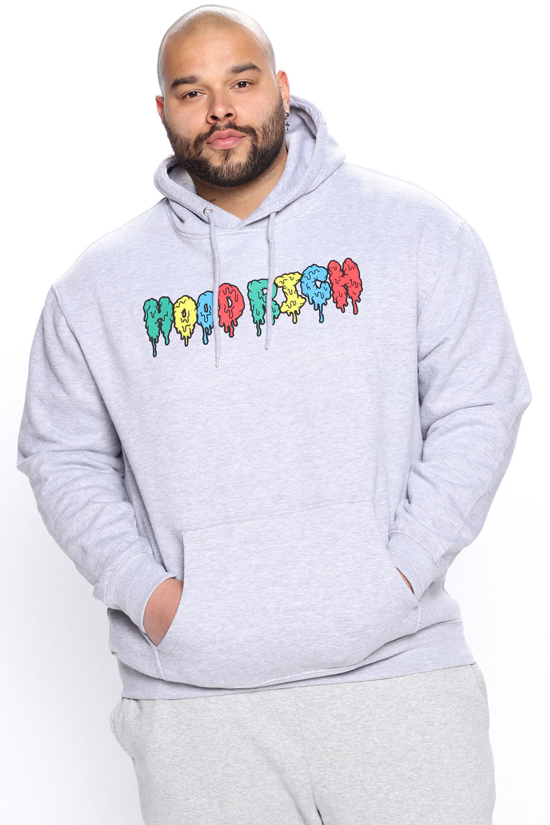 Hood Rich Hoodie - Grey | Fashion Nova, Mens Graphic Tees | Fashion Nova
