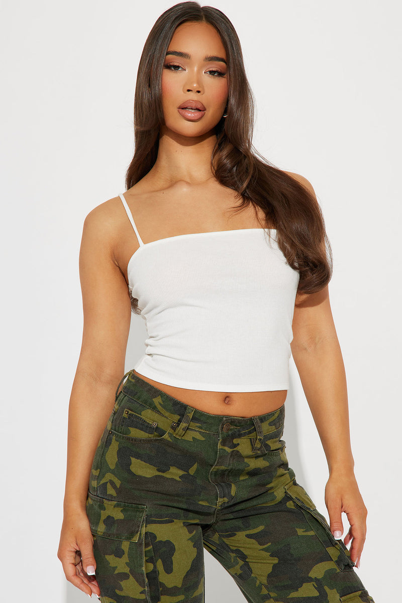 Krystan Cami Top - White | Fashion Nova, Basic Tops & Bodysuits ...