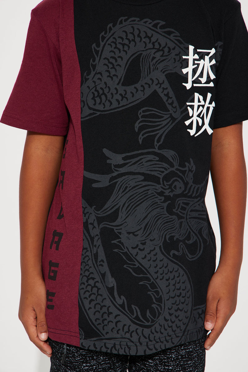 Mini Dragon Tamer Tee - Burgundy/combo | Fashion Nova, Kids Tops & T ...