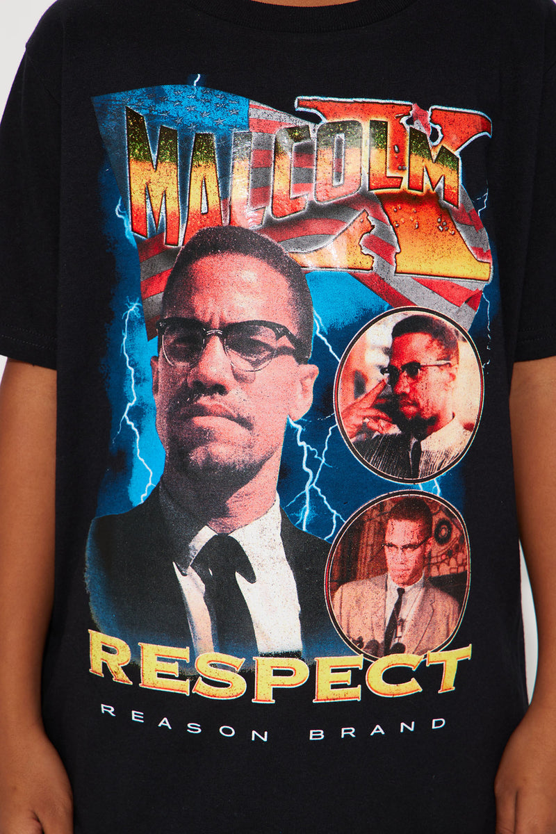Mini Malcolm X Respect Tee - Black | Fashion Nova, Kids Tops & T-Shirts ...