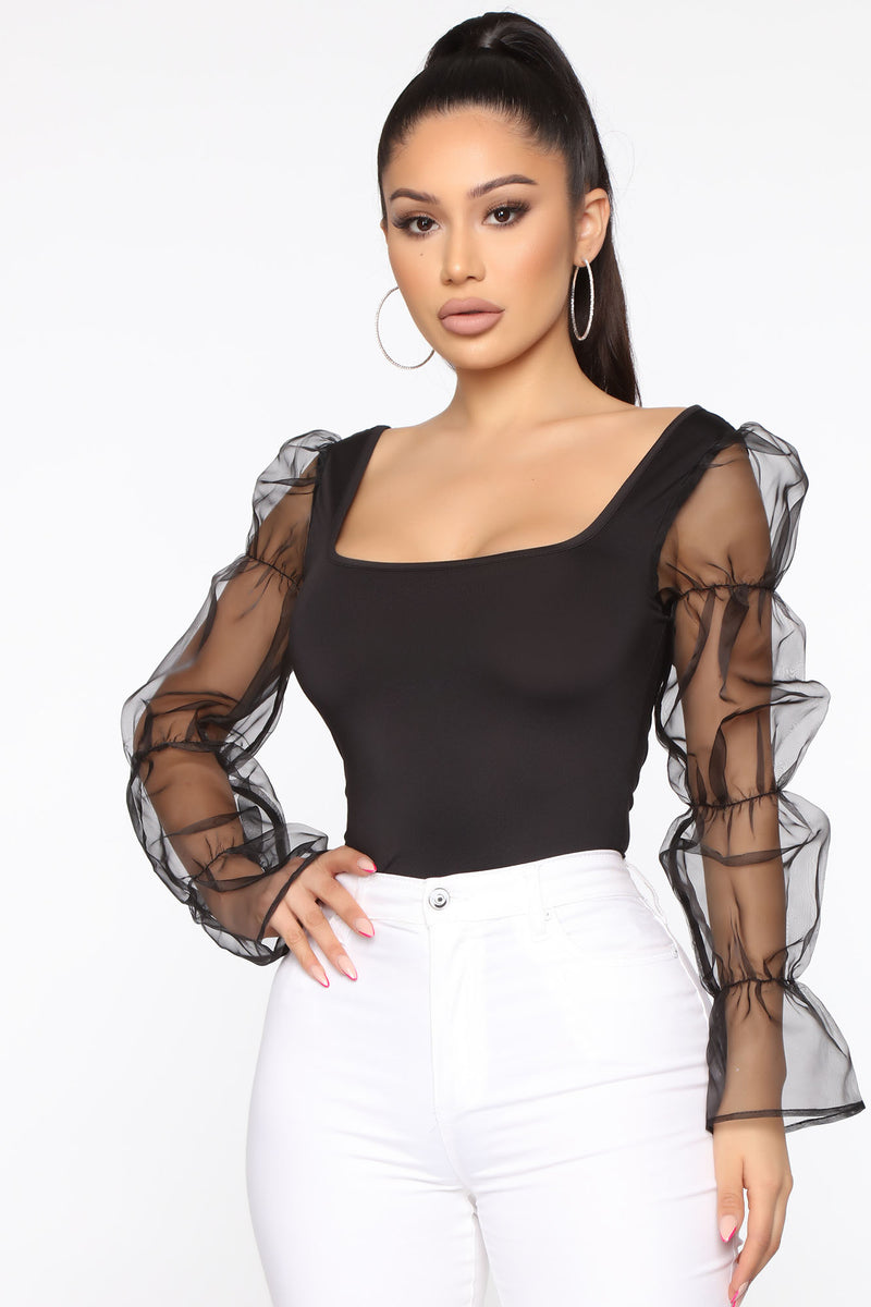 A Little Sassy Top - Black | Fashion Nova, Knit Tops | Fashion Nova
