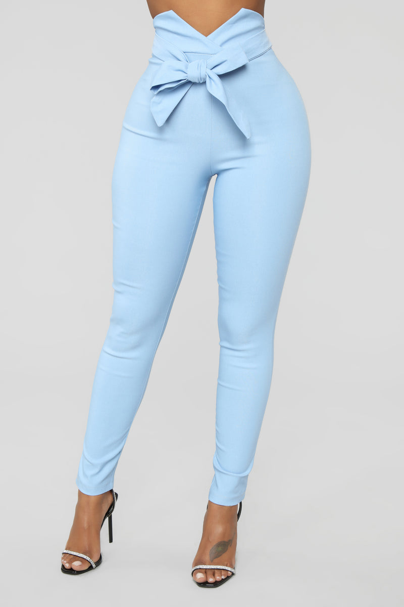 Knot Your Girl Pants - Blue | Fashion Nova, Pants | Fashion Nova
