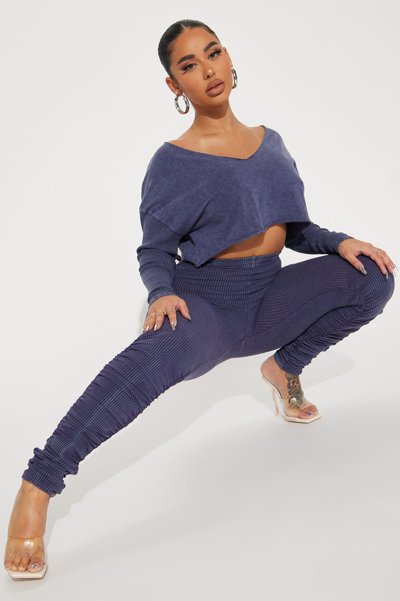 In My Head Legging Set - Indigo | Fashion Nova, Matching Sets | Fashion Nova