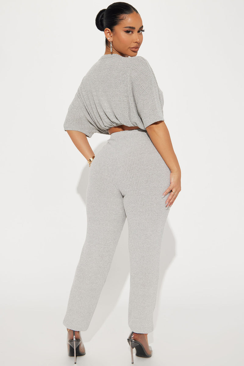 Fay Seasons Pant Set - Heather Grey | Fashion Nova, Matching Sets ...