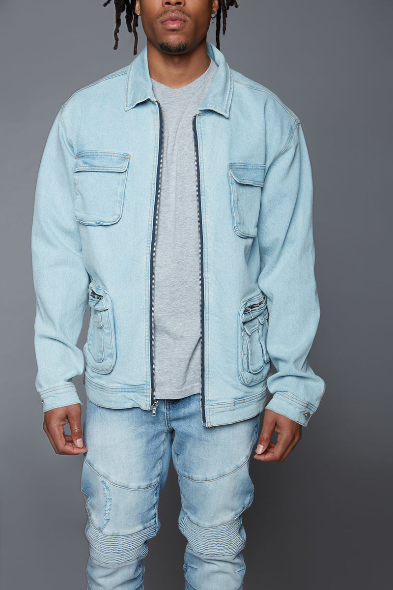 I'm Back Denim Jacket - LightWash | Fashion Nova, Mens Jackets ...