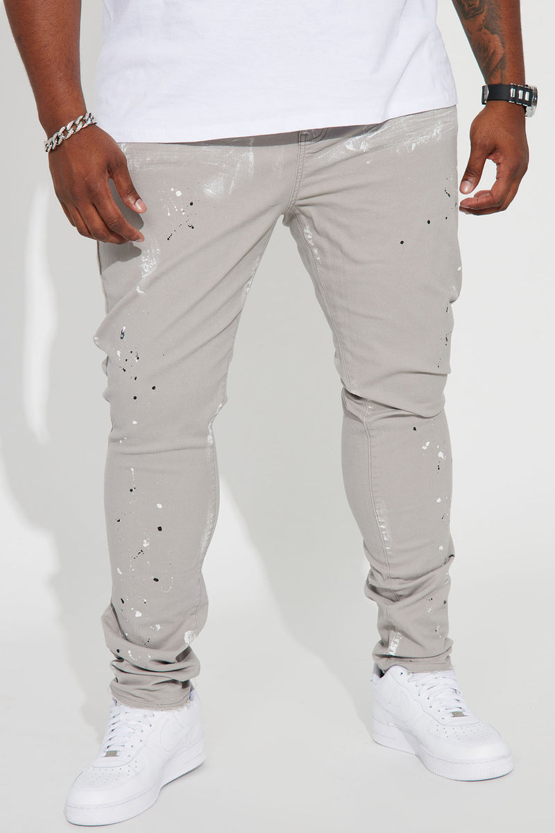 In The Grey Stacked Skinny Jeans - Grey | Fashion Nova, Mens Jeans ...