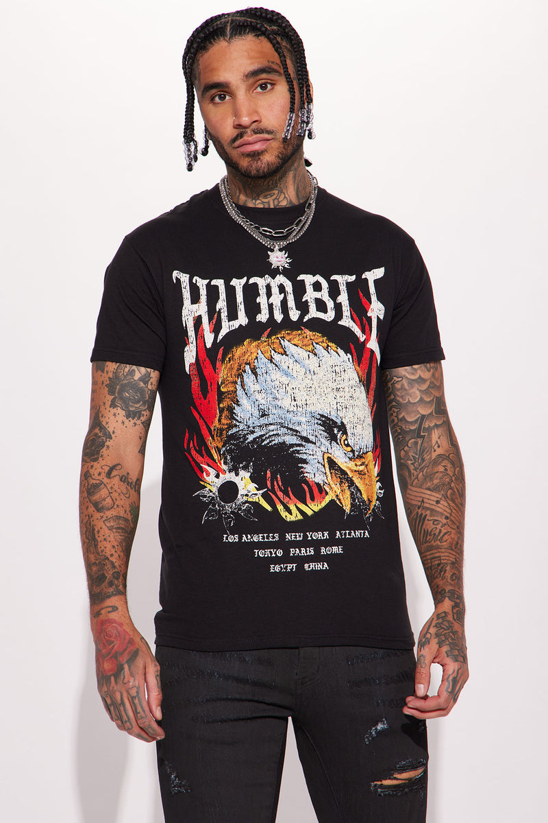 Humble Skies Short Sleeve Tee - Black | Fashion Nova, Mens Graphic Tees ...