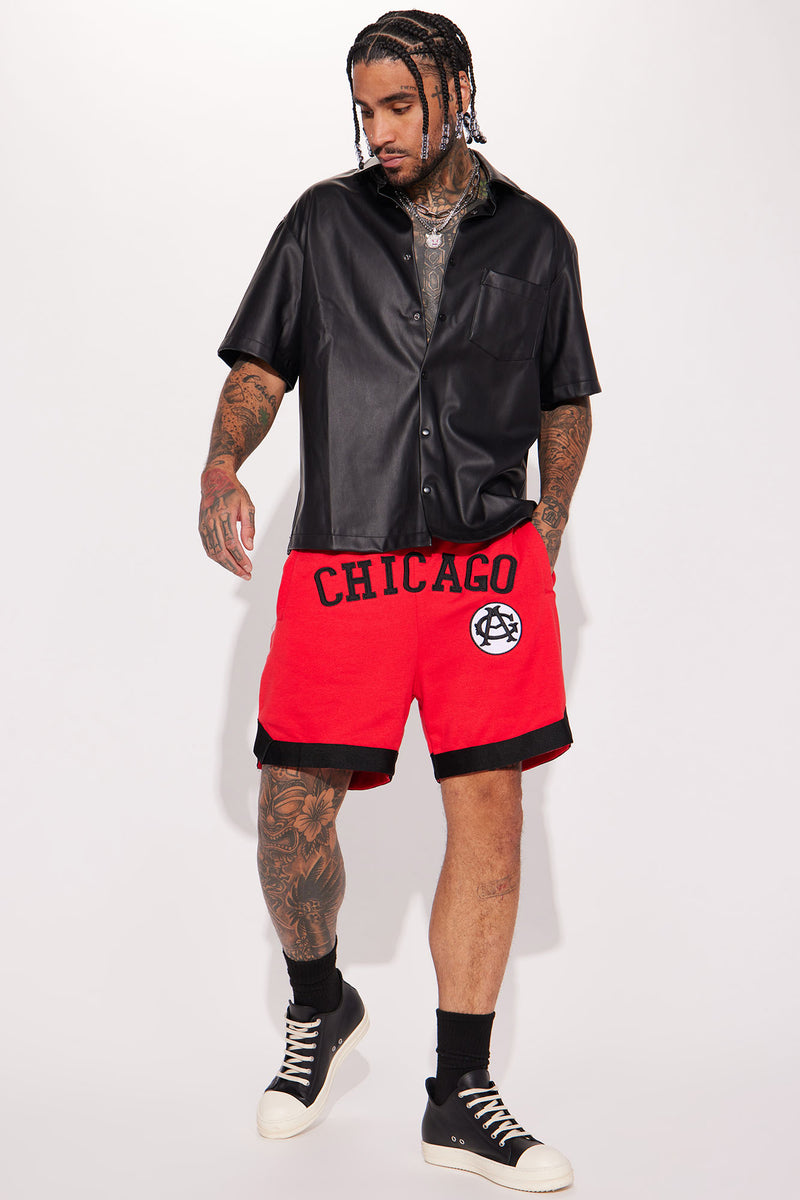 Chicago American Giants Shorts - Red | Fashion Nova, Mens Fleece ...