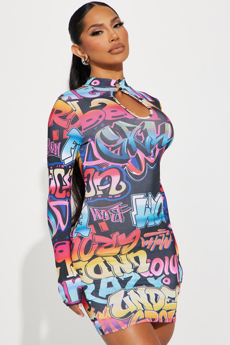 Street Clubbing Mini dress - Multi Color | Fashion Nova, Dresses ...