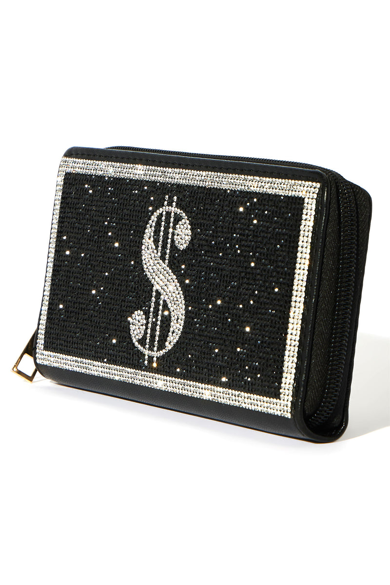 Stay Flashy Wallet - Black/Silver | Fashion Nova, Handbags | Fashion Nova