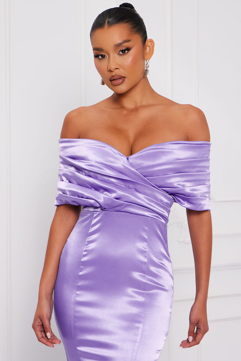 Bayonne Satin Maxi Dress - Purple | Fashion Nova, Dresses | Fashion Nova