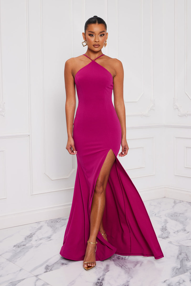 See You At The Bar Maxi Dress - Raspberry | Fashion Nova, Dresses ...