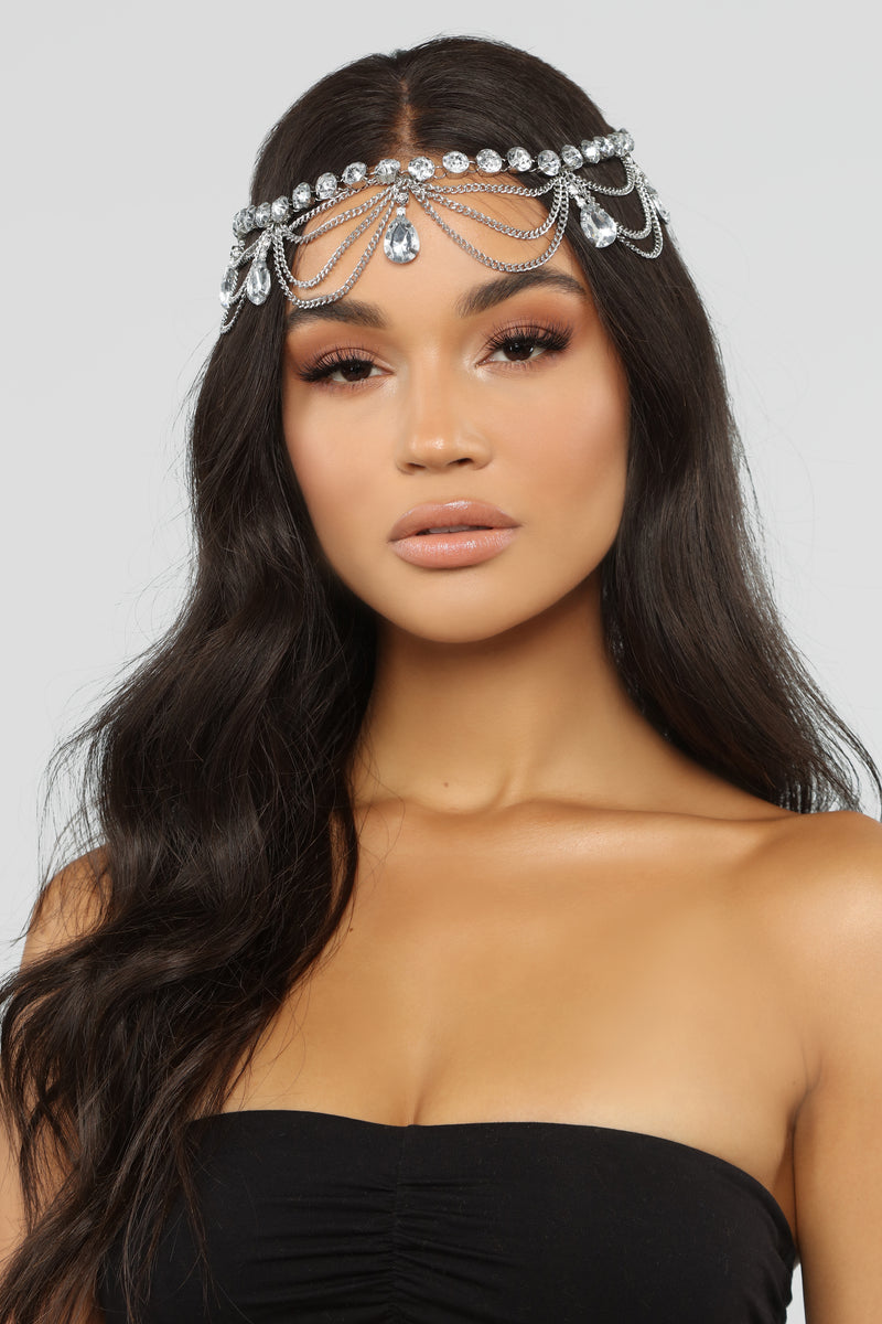 Working At The Pyramid Head Chain - Silver | Fashion Nova, Accessories ...