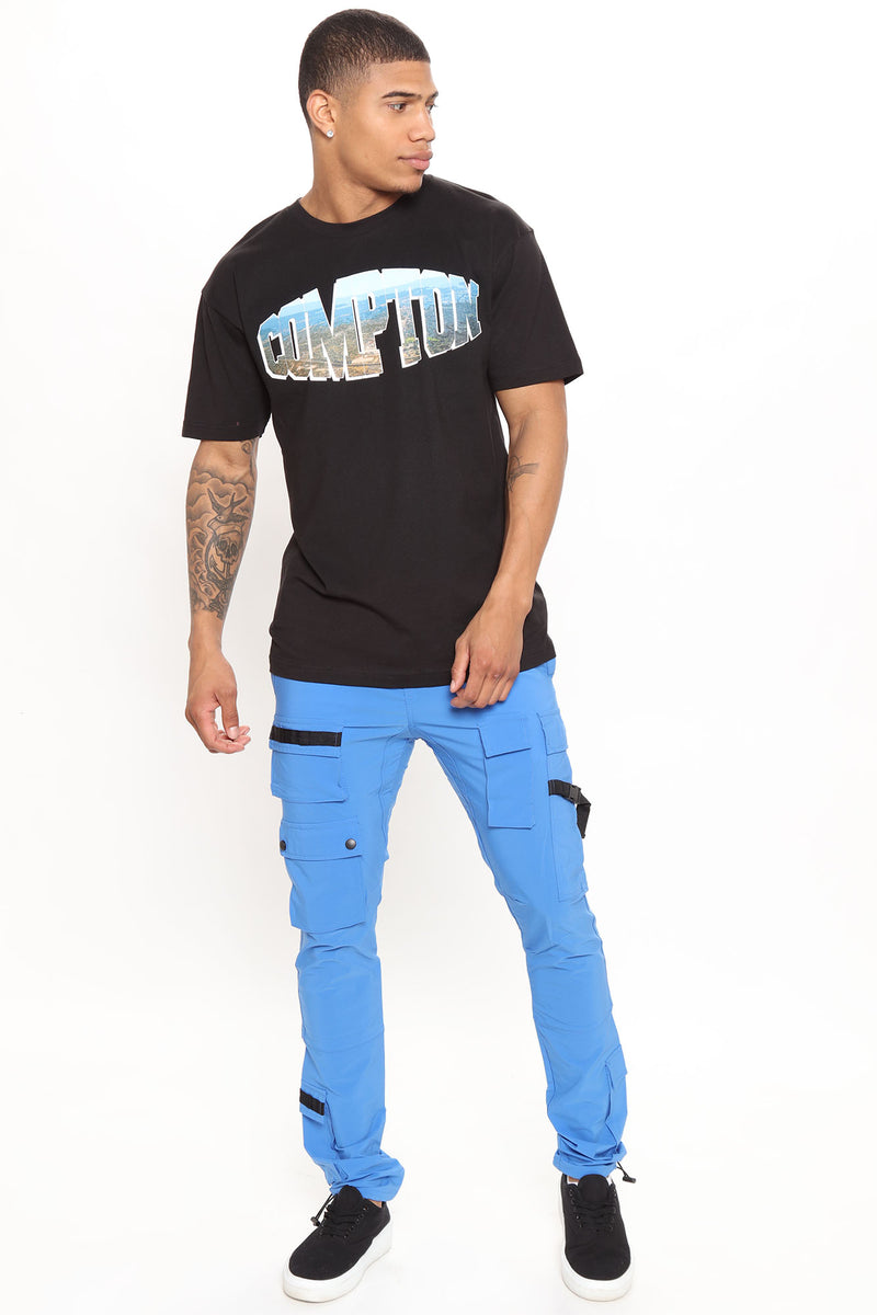 Compton Short Sleeve Tee - Black | Fashion Nova, Mens Graphic Tees ...