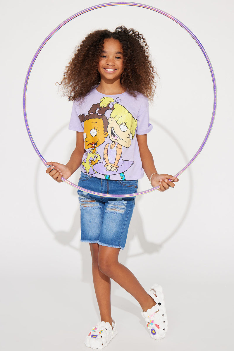 Mini Susie And Angelica Tee - Lavender | Fashion Nova, Kids Tops & T ...