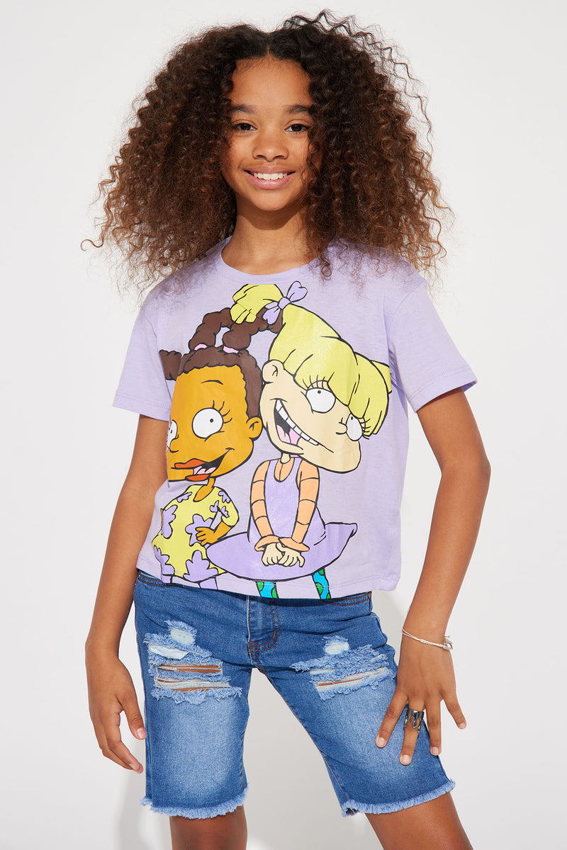 Mini Susie And Angelica Tee - Lavender | Fashion Nova, Kids Tops & T ...