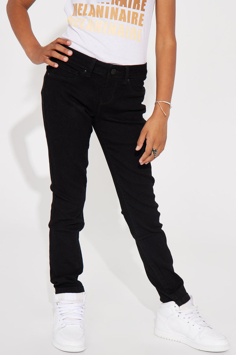 Mini On The Go Skinny Jean - Black Wash | Fashion Nova, Kids Pants ...