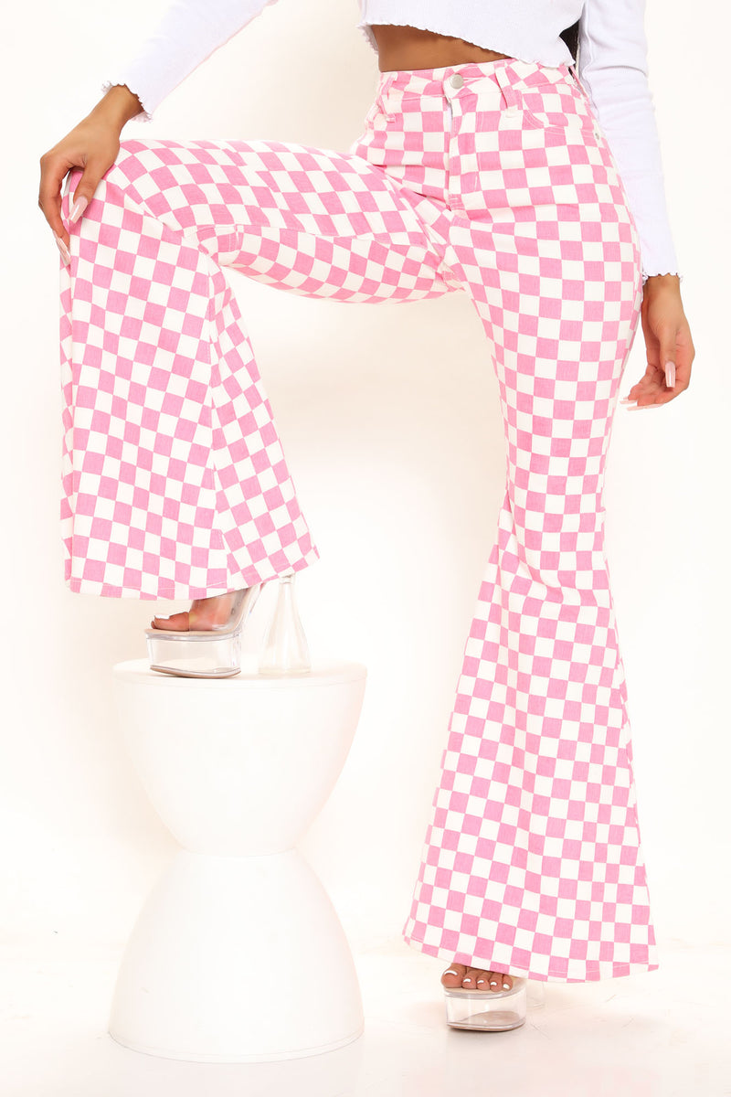 Big Race Extreme Flare Leg Jeans - Pink | Fashion Nova, Jeans | Fashion ...