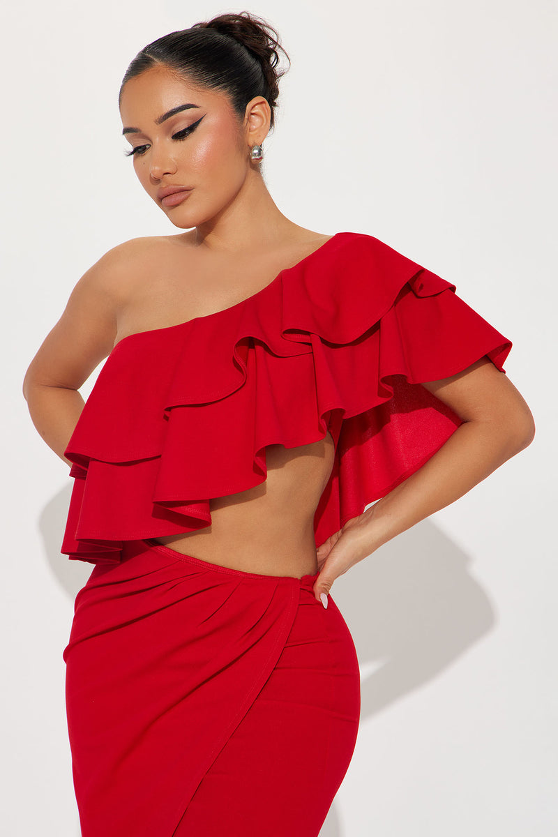 Lascivious Time Midi Dress - Red | Fashion Nova, Dresses | Fashion Nova