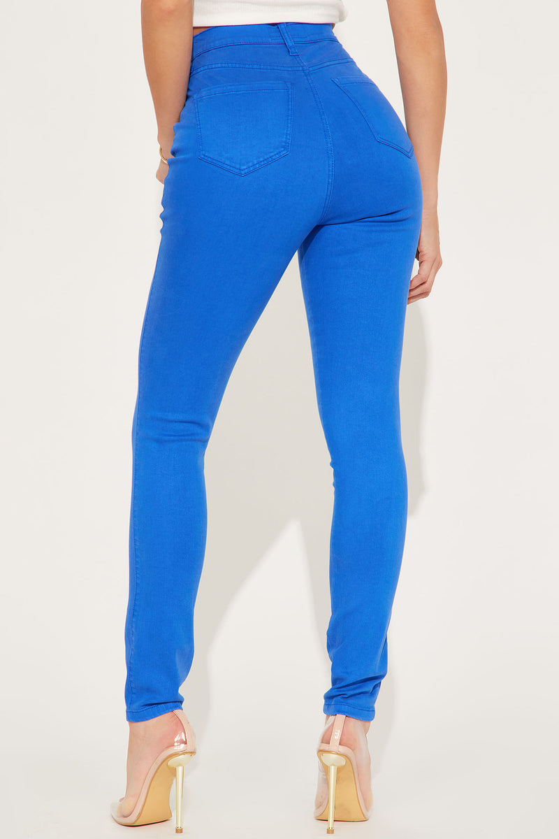 Classic Color High Waist Skinny Jeans Blue Fashion Nova Jeans Fashion Nova