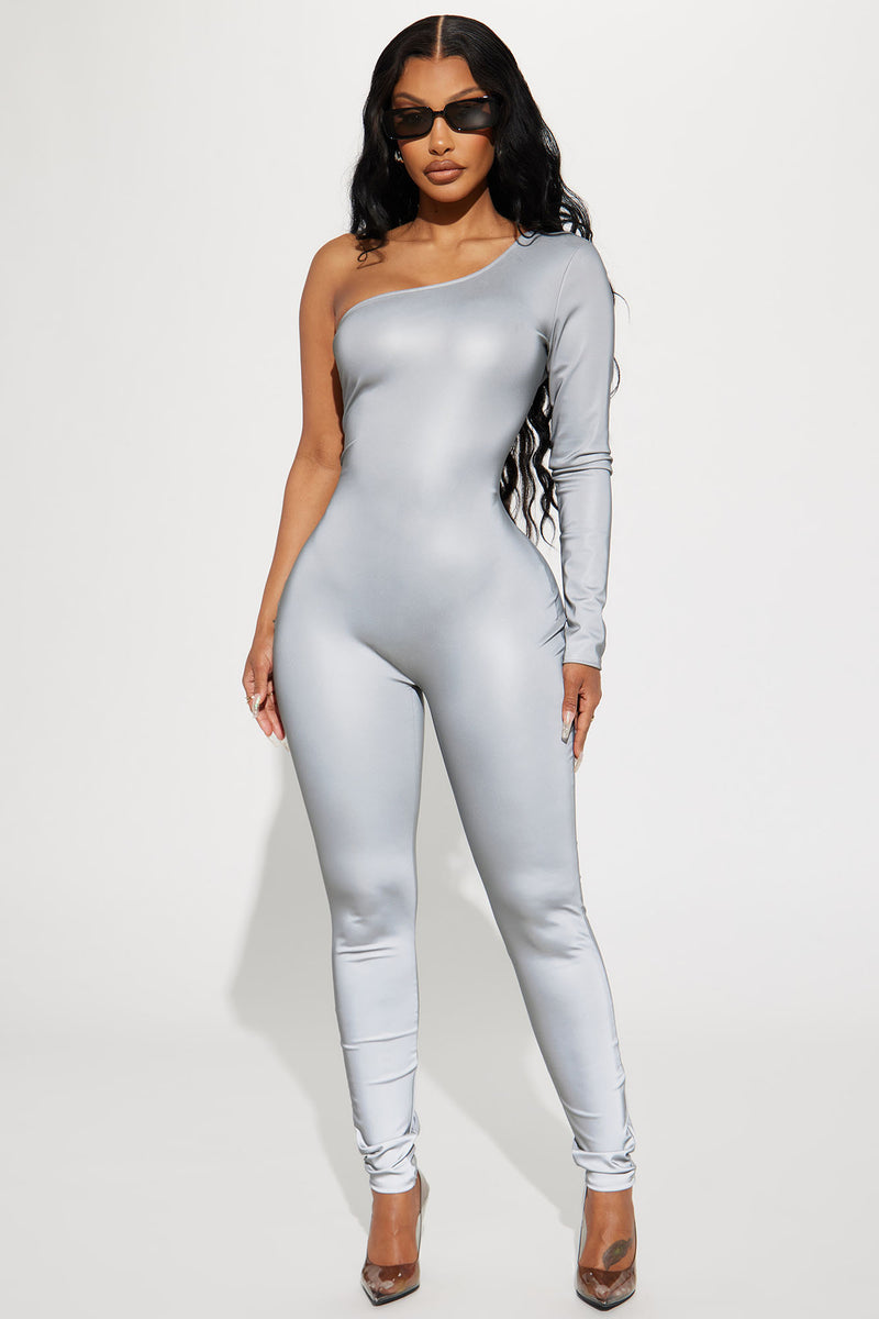 New Moon Reflective Jumpsuit - Grey | Fashion Nova, Jumpsuits | Fashion ...