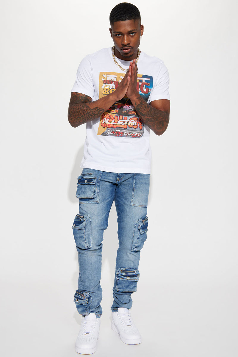 The Masses Stacked Skinny Jeans - Medium Wash | Fashion Nova, Mens ...