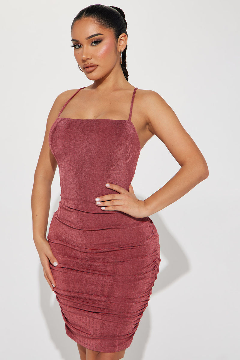Selena Slinky Mini Dress - Marsala | Fashion Nova, Dresses | Fashion Nova