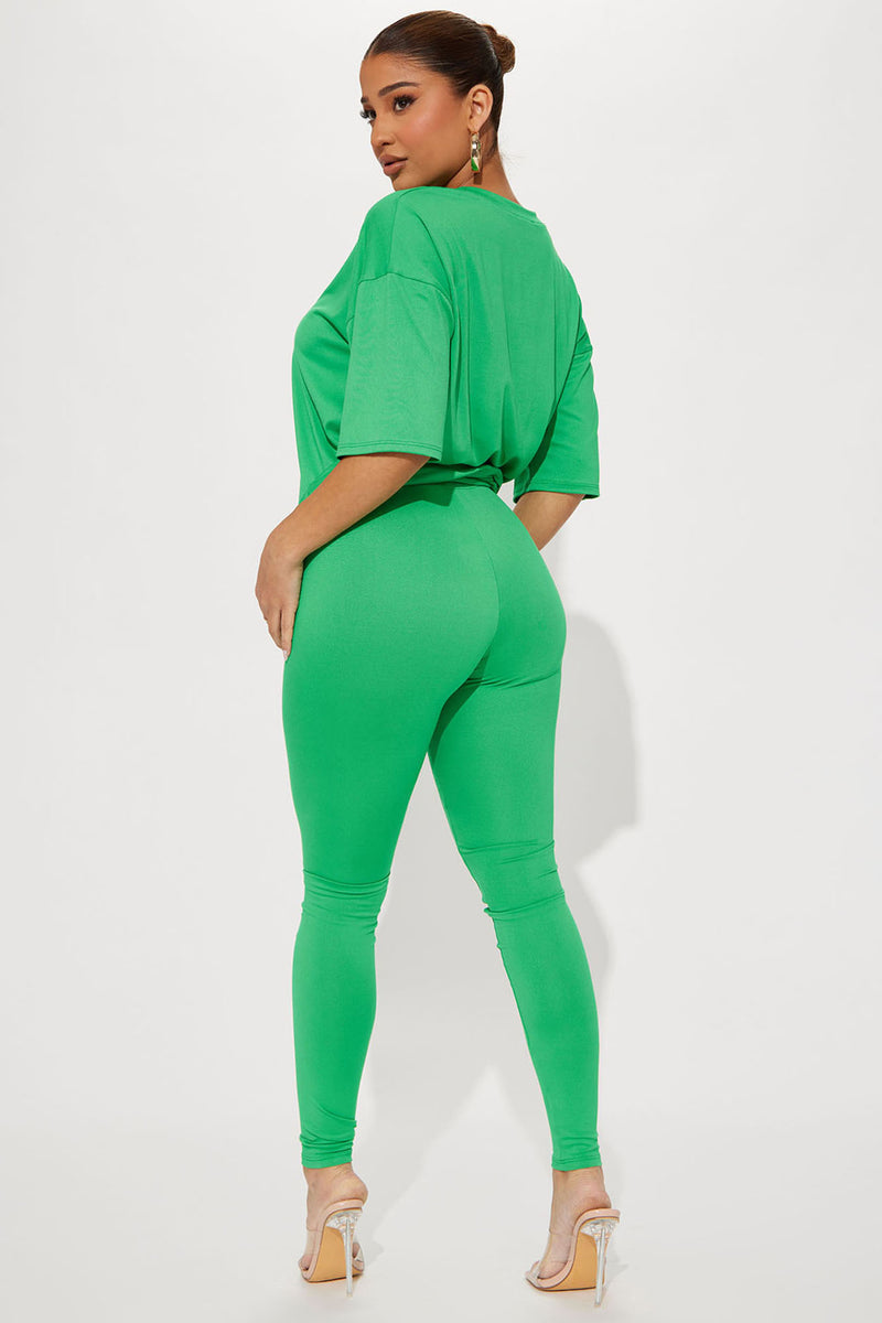 Weekend Vibes Legging Set - Green | Fashion Nova, Matching Sets | Fashion Nova