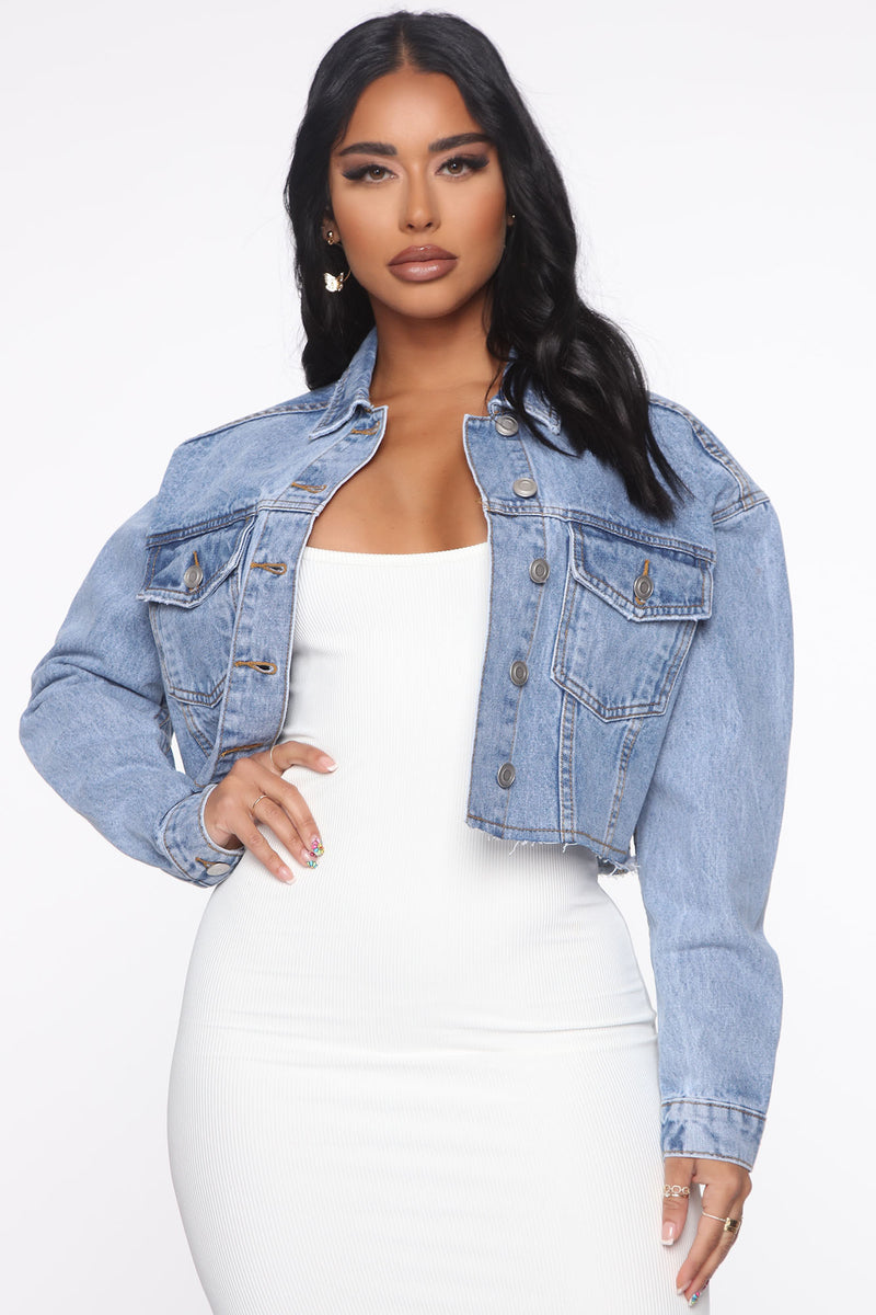 Down And Dirty Denim Jacket - Medium Wash | Fashion Nova, Jackets ...
