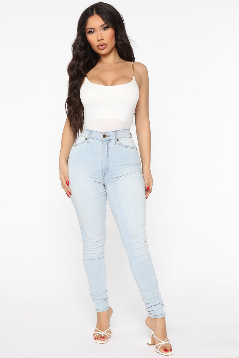 Flex Game Strong High Rise Skinny Jeans - Bleach | Fashion Nova, Jeans ...