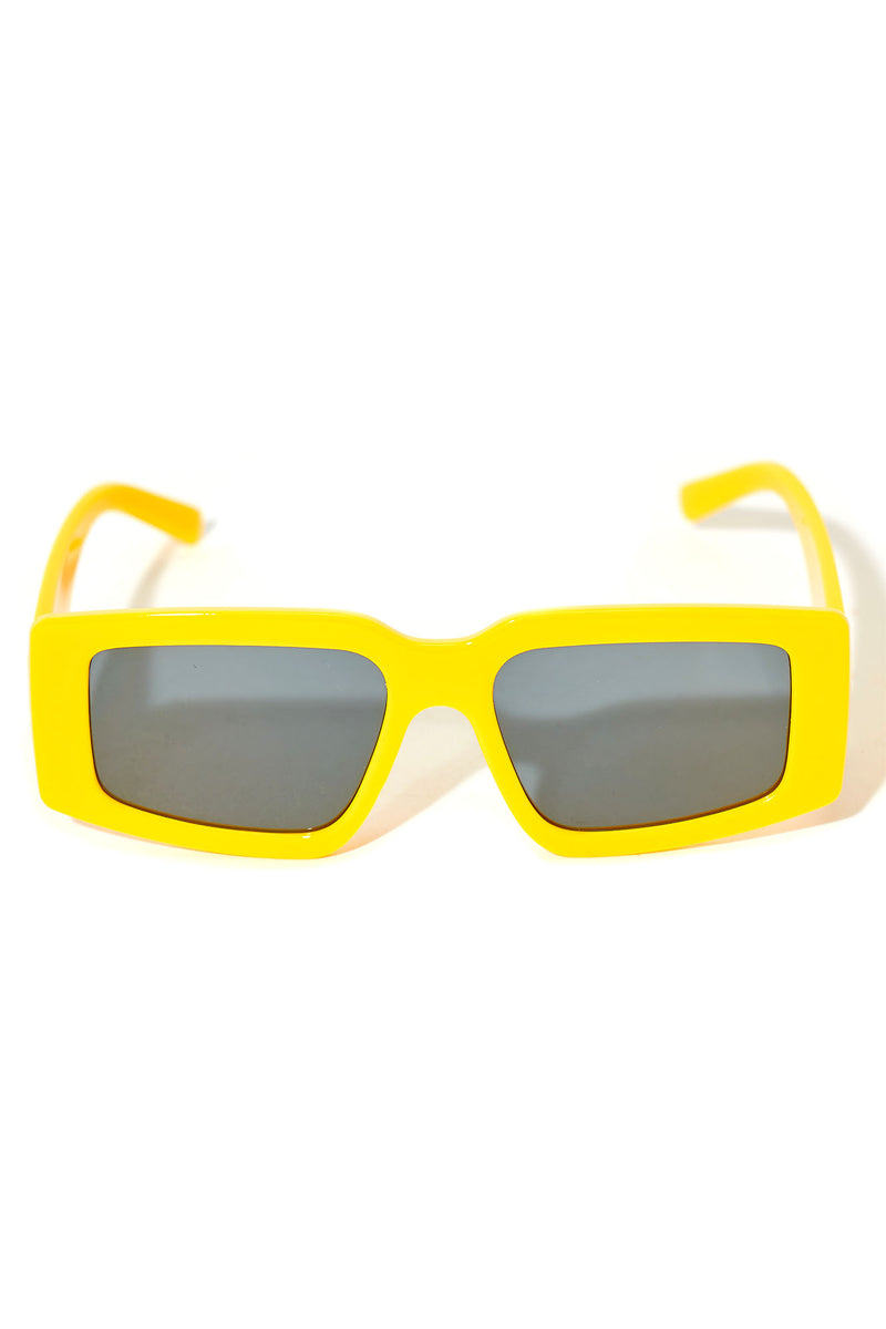 Protection Against You Sunglasses Yellow Fashion Nova Sunglasses