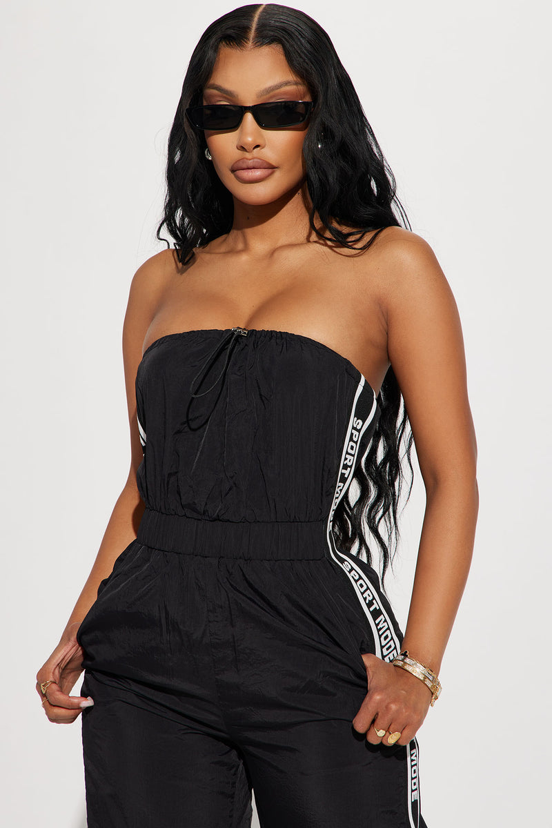 Going Sport Mode Jumpsuit - Black | Fashion Nova, Jumpsuits | Fashion Nova