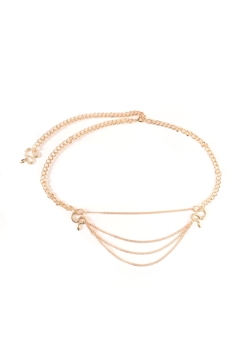 Slithering Snake Belly Chain - Gold | Fashion Nova, Jewelry | Fashion Nova