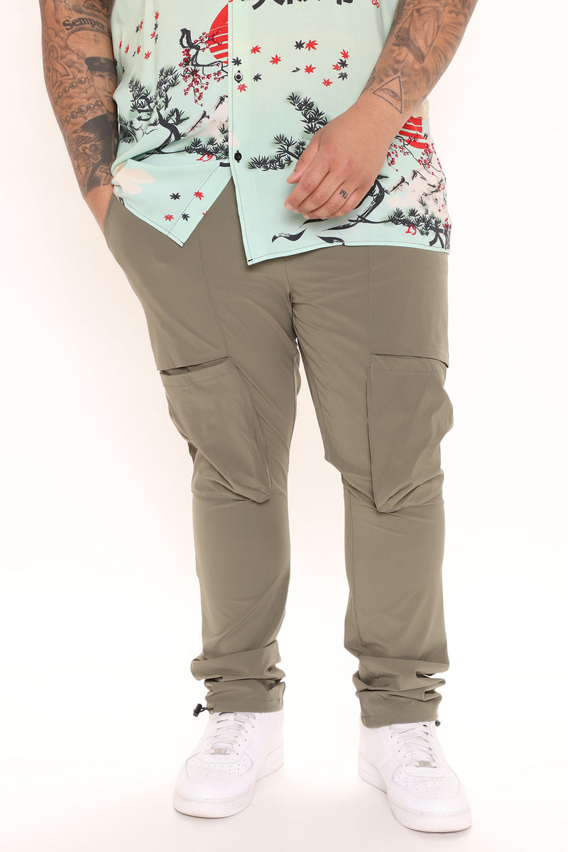 Innovative Cargo Pants - Olive | Fashion Nova, Mens Pants | Fashion Nova