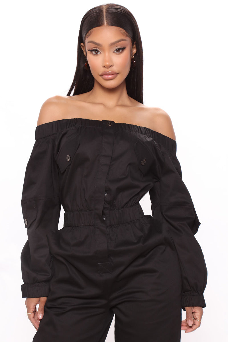 Next Stop Utility Jumpsuit - Black | Fashion Nova, Jumpsuits | Fashion Nova