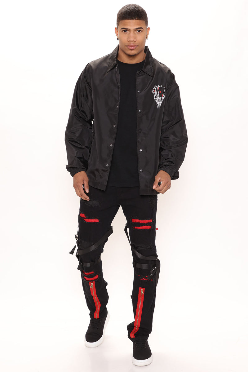 Always Winning Coach Jacket - Black | Fashion Nova, Mens Jackets ...