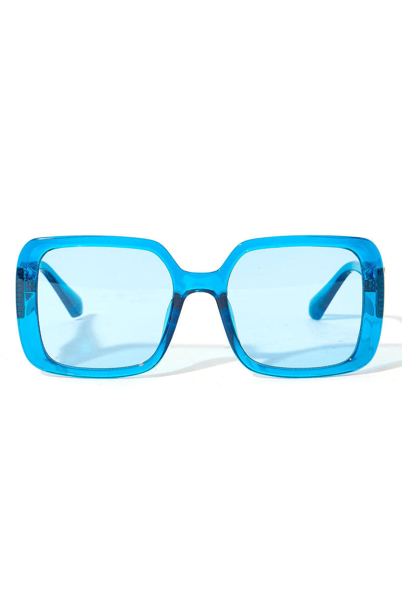 Meet Me Later Sunglasses - Blue | Fashion Nova, Sunglasses | Fashion Nova
