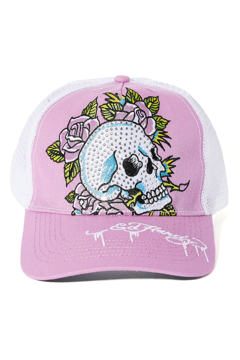 Ed Hardy Skull Trucker Hat - Pink/combo | Fashion Nova, Accessories ...