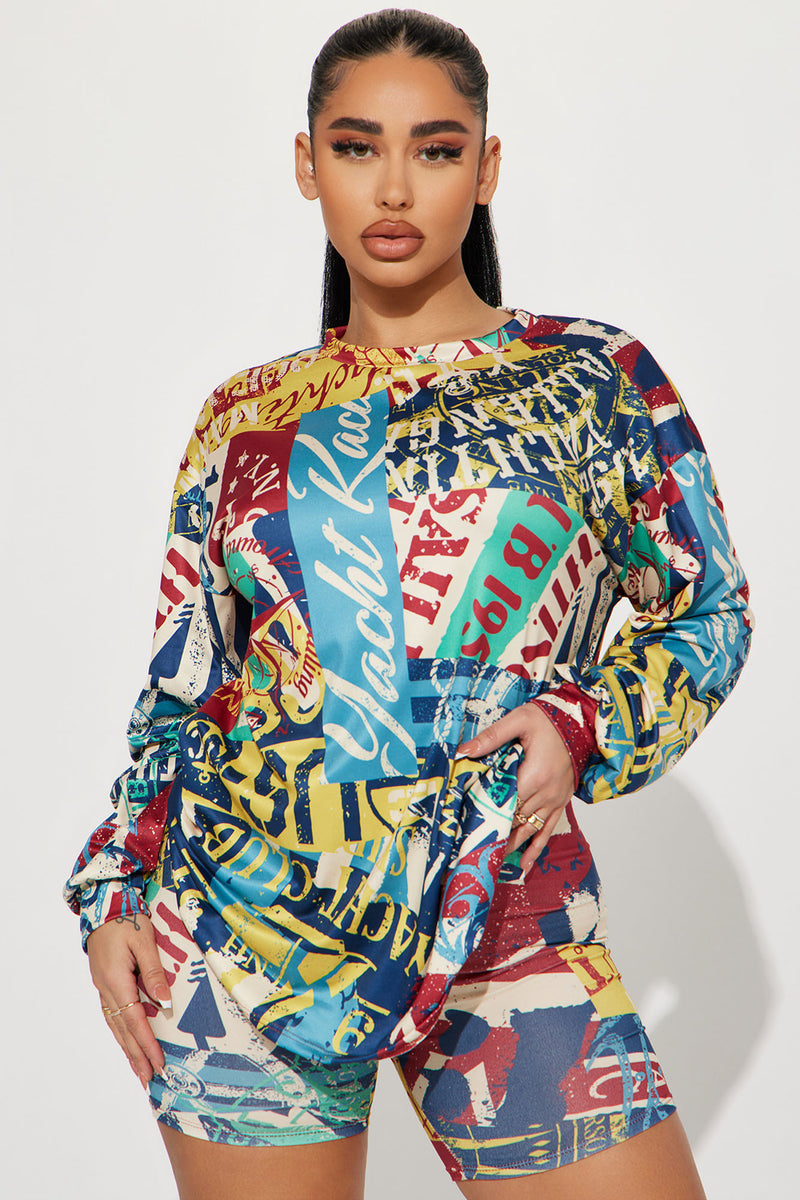 Part Of The Club Short Set - Multi Color | Fashion Nova, Matching Sets ...