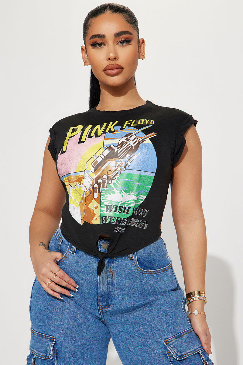 Pink Floyd Front Twist Tee - Black | Fashion Nova, Screens Tops and ...