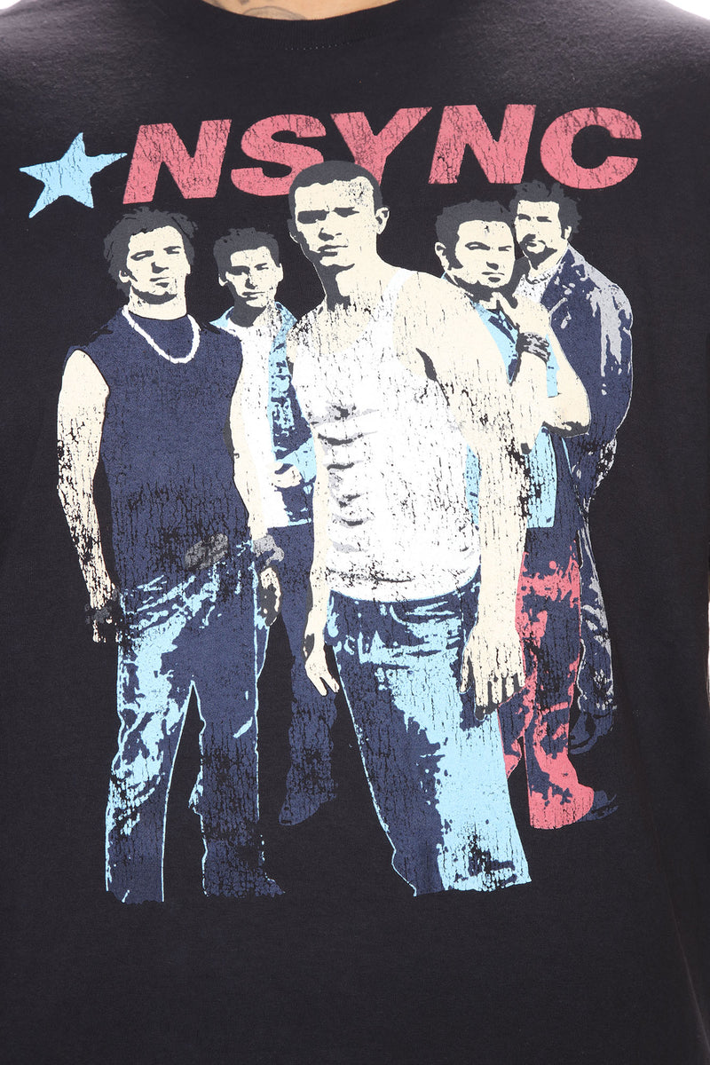 NSYNC Band Short Sleeve Tee - Black | Fashion Nova, Mens Graphic Tees ...