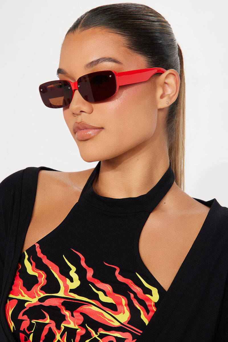 Hotter Than Hell Sunglasses - Red | Fashion Nova, Sunglasses | Fashion Nova