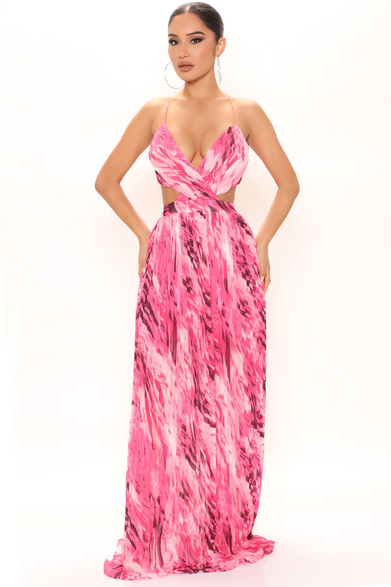 Florentine Maxi Dress - Pink/combo | Fashion Nova, Dresses | Fashion Nova