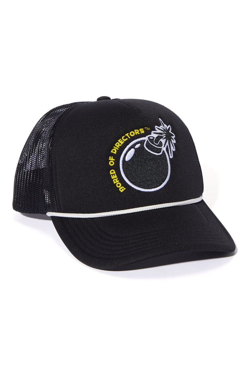 Bored Of Directors Explosion Trucker Hat - Black | Fashion Nova, Mens ...