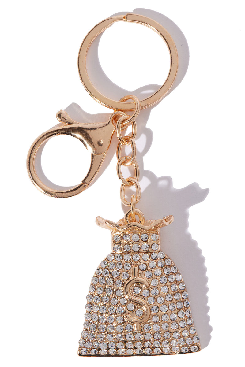 Money Bag Keychain - Gold | Fashion Nova, Handbags | Fashion Nova