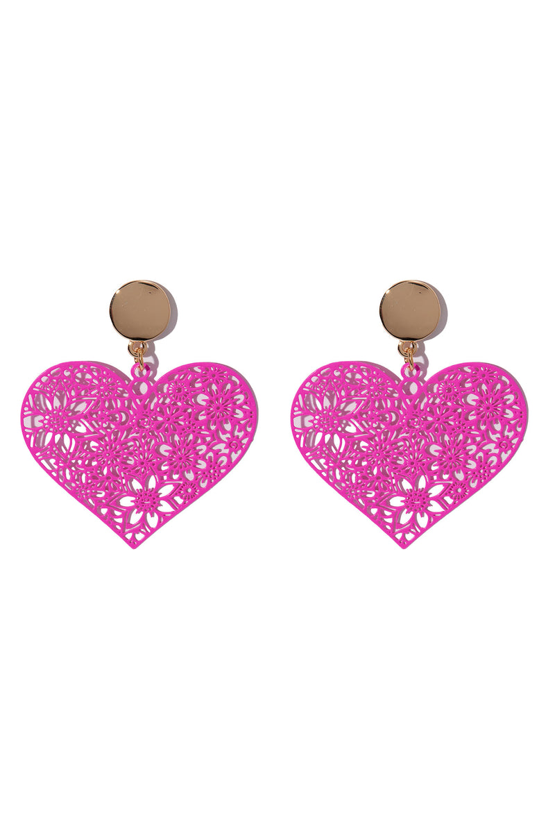Garden Of Love Earrings - Pink | Fashion Nova, Jewelry | Fashion Nova