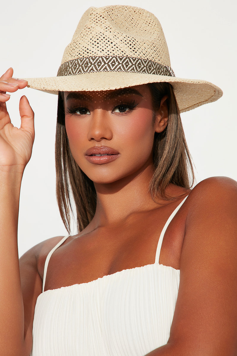 Psycho Tropics Sun Hat - Natural/Combo | Fashion Nova, Accessories ...